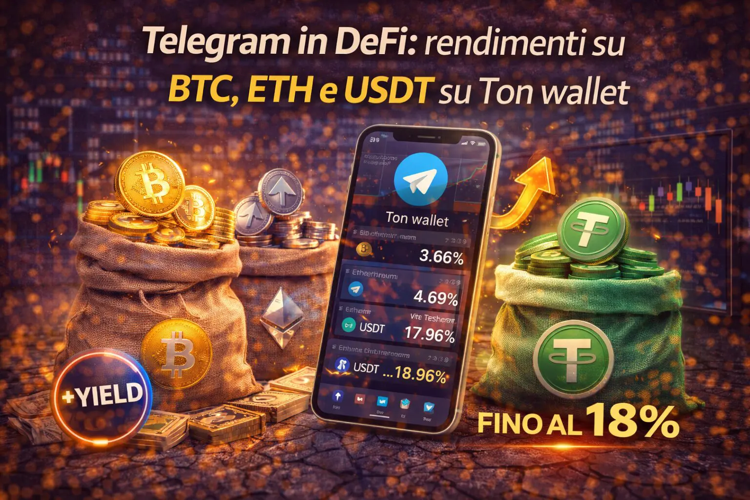 Telegram in DeFi: rendimenti su BTC, ETH e USDT su Ton wallet - The ...
